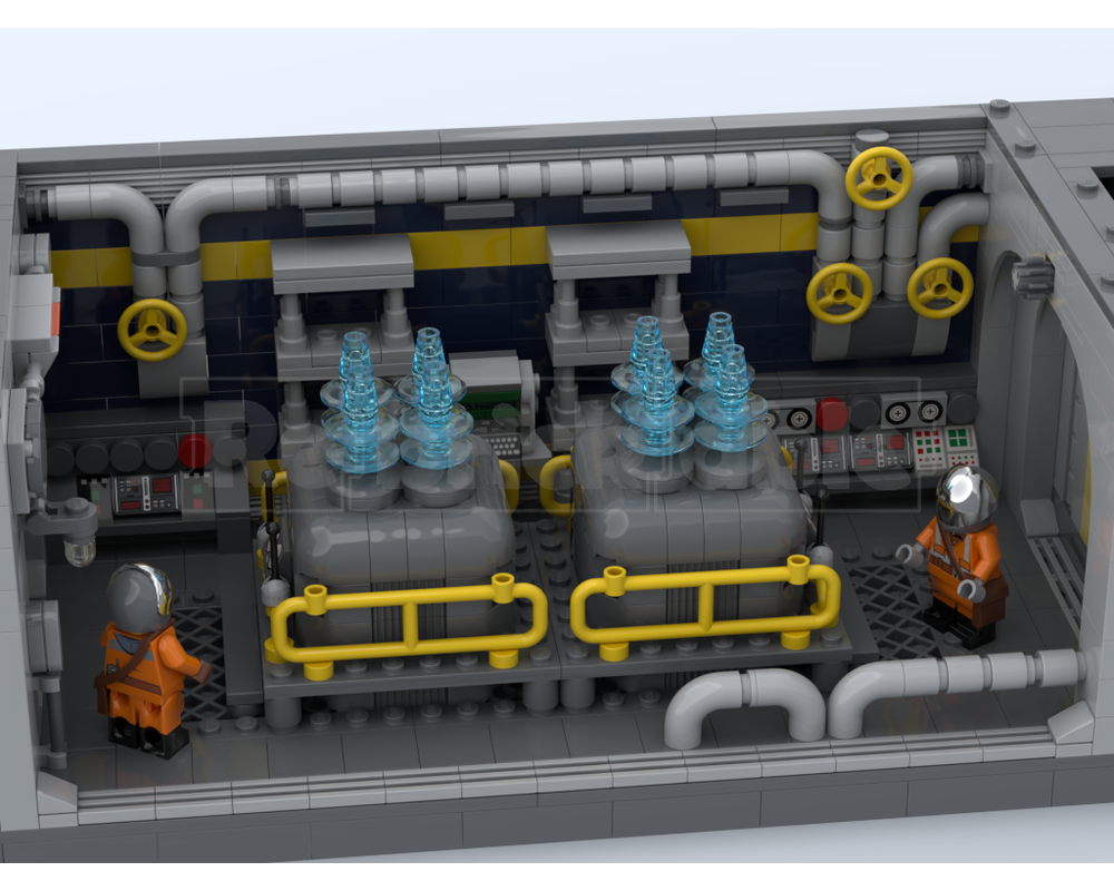 LEGO MOC Fallout Vault 81 Generator Room by AKIRA5000gold | Rebrickable ...