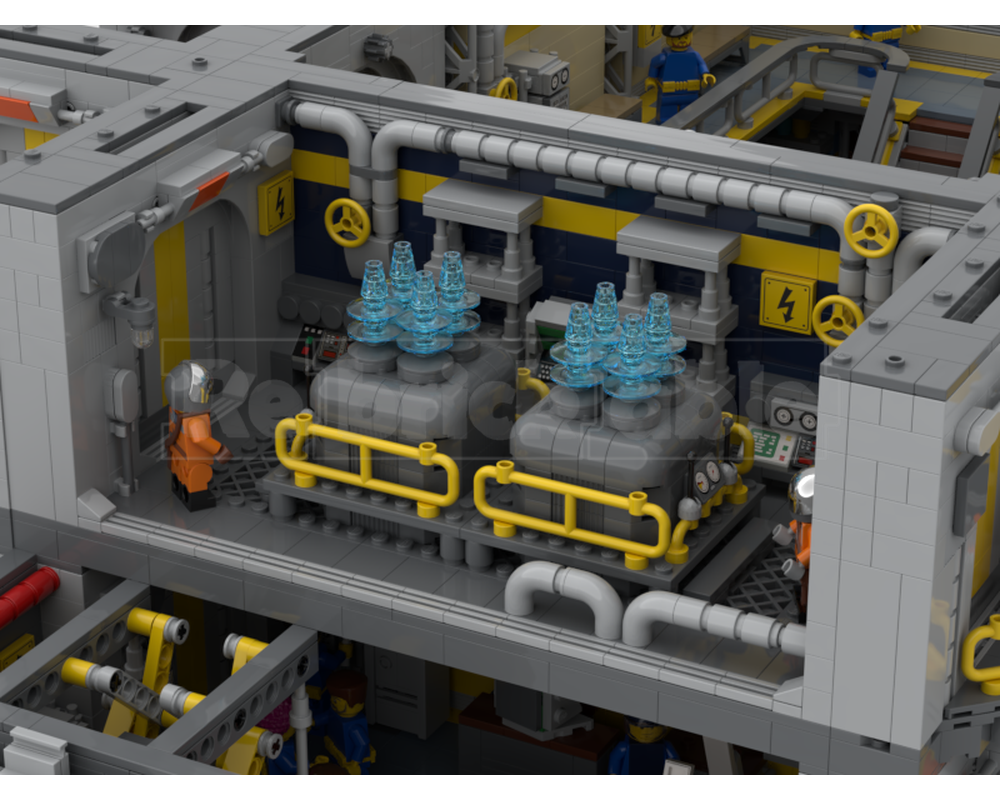 LEGO MOC Fallout Vault 81 Generator Room by AKIRA5000gold | Rebrickable ...