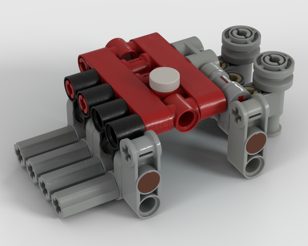 LEGO MOC Hotrod 4 cylinder engine by Jsp | Rebrickable - Build with LEGO