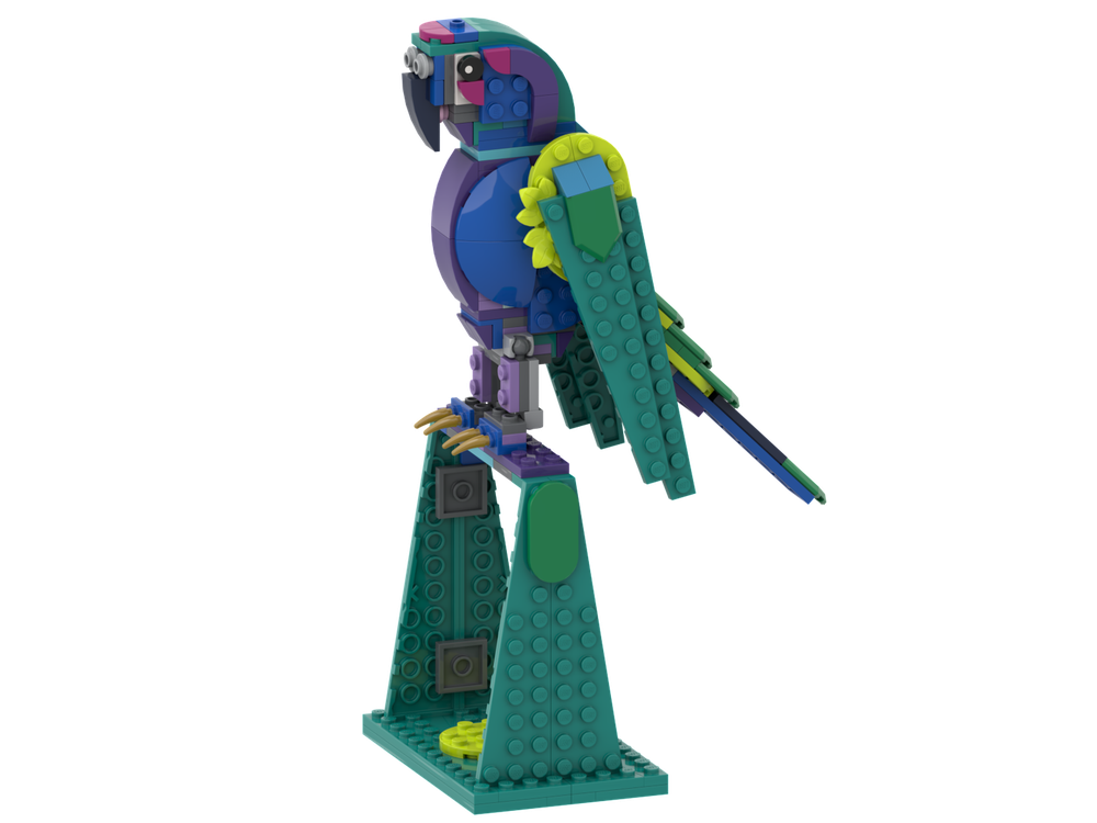 LEGO MOC-220360 31157 Exotic Parrot by Dafeld | Rebrickable - Build ...