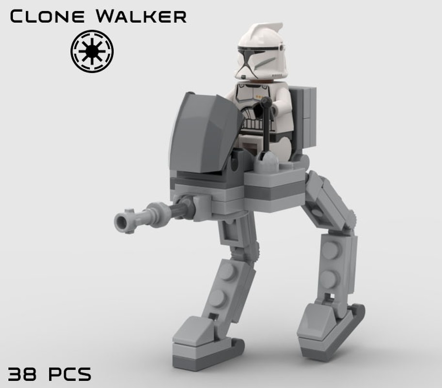 LEGO MOC-220376 Clone Walker Polybag Remake. by WebstIg93 | Rebrickable ...
