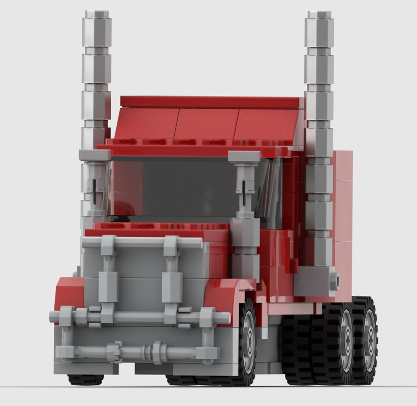 LEGO MOC Peterbilt 389 Big Rig by The Brickerman | Rebrickable - Build ...