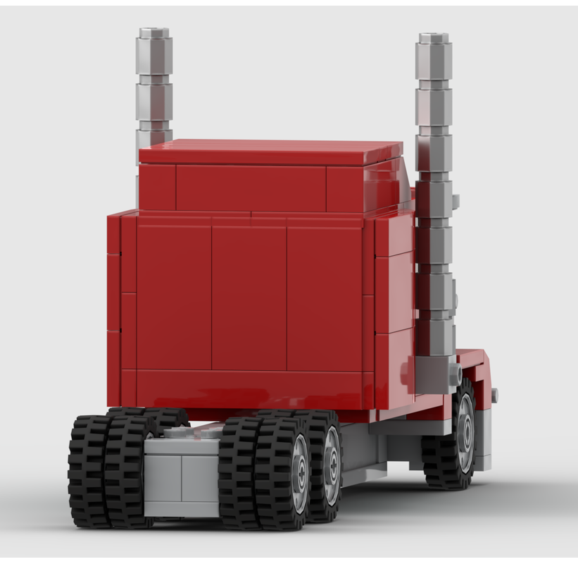LEGO MOC PETERBILT 389 Big Rig by The Brickerman | Rebrickable - Build ...