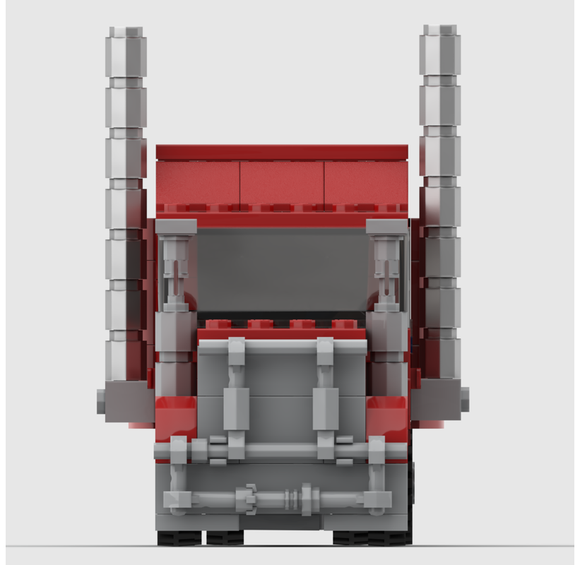 LEGO MOC PETERBILT 389 Big Rig by The Brickerman | Rebrickable - Build ...