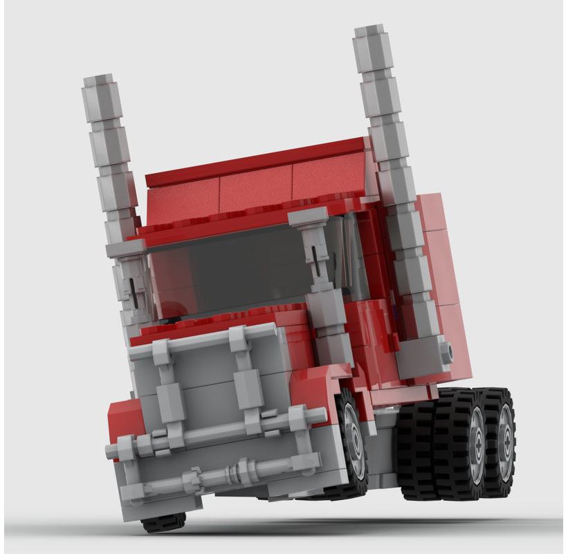 LEGO MOC Peterbilt 389 Big Rig by The Brickerman | Rebrickable - Build ...