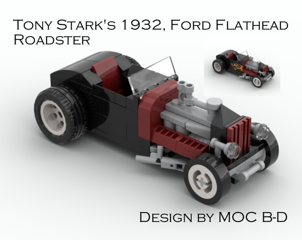 LEGO MOC Tony Starks 1932, Ford Flathead Roadster by MOC B-D ...