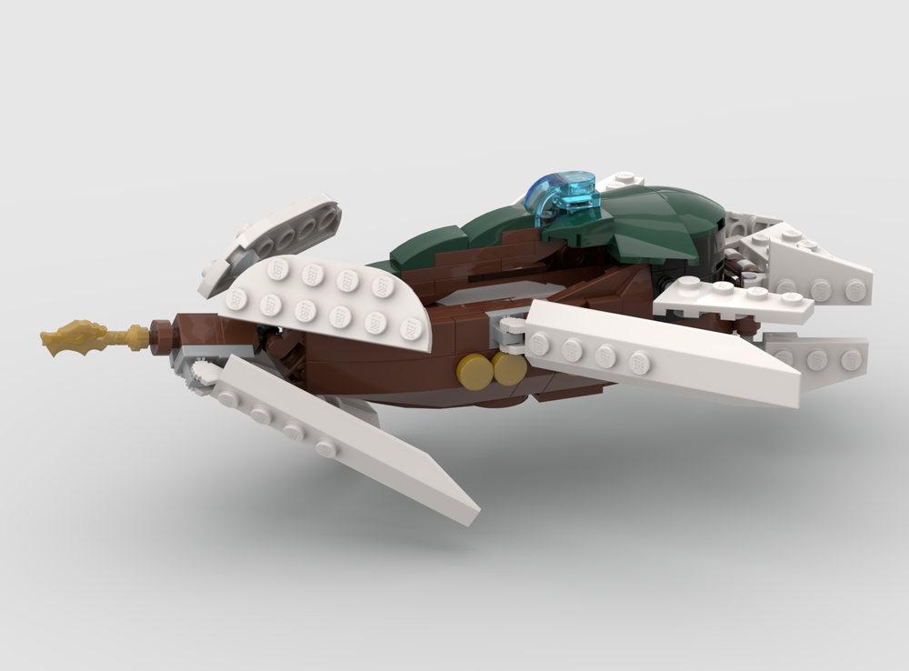 LEGO MOC Courier Class Airship by Qube_Prime | Rebrickable - Build with ...
