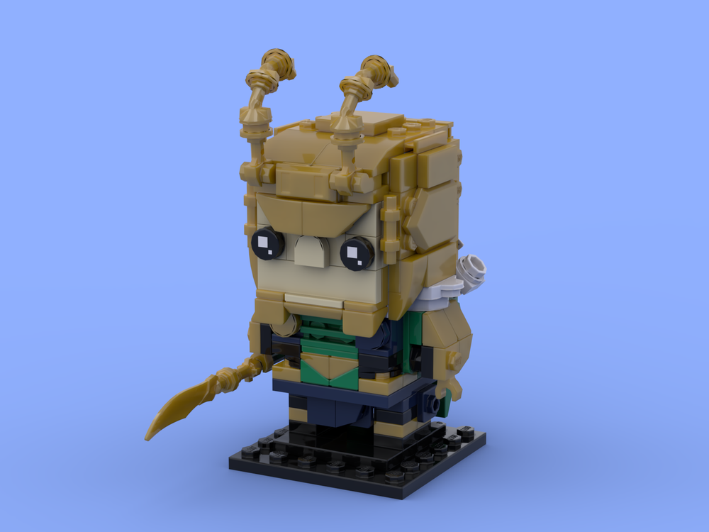 LEGO MOC Marvel Rivals- Loki Brickheadz by Penguins and plastic ...