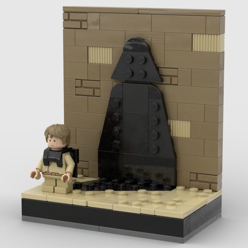 LEGO MOC The Phantom Menace poster - Anakin with Vader's shadow by AlerionBricks | Rebrickable ...