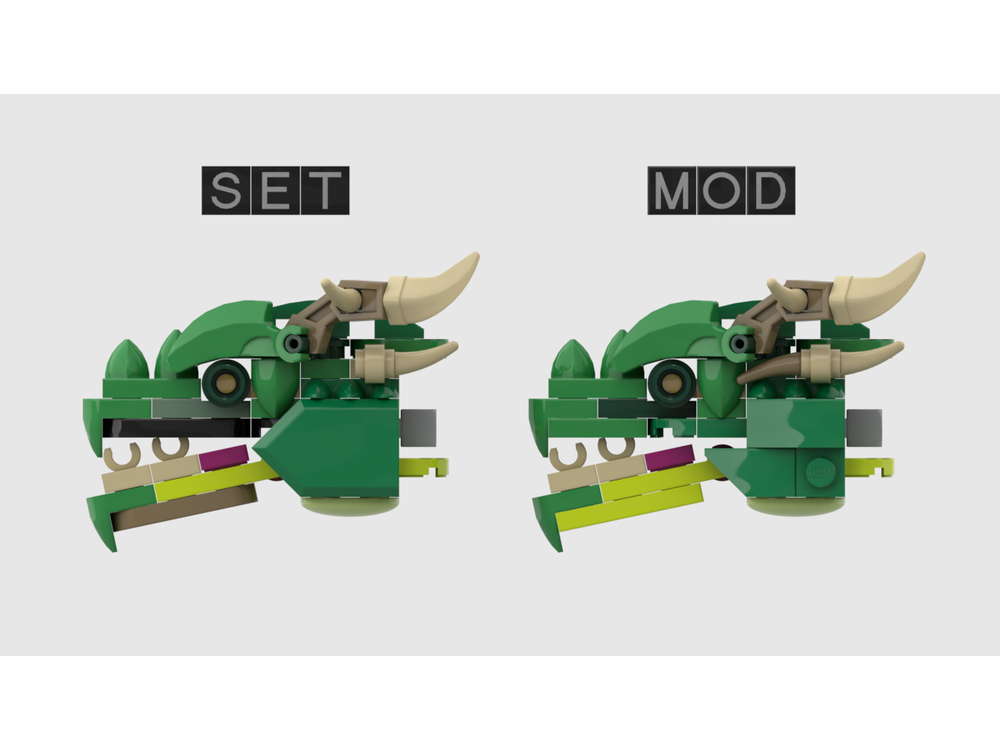 LEGO MOC 31161 Minor Head Mod by actioncharles | Rebrickable - Build ...