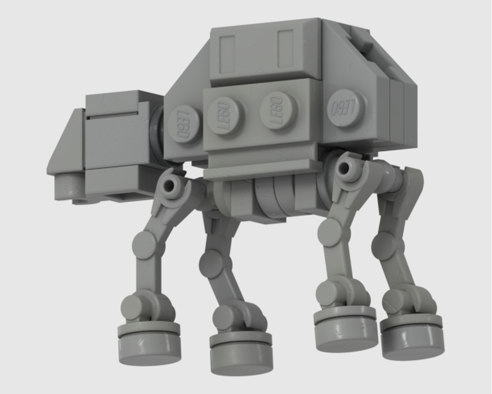 LEGO MOC-220423 Mini AT-AT by BearToTheThrone | Rebrickable - Build ...
