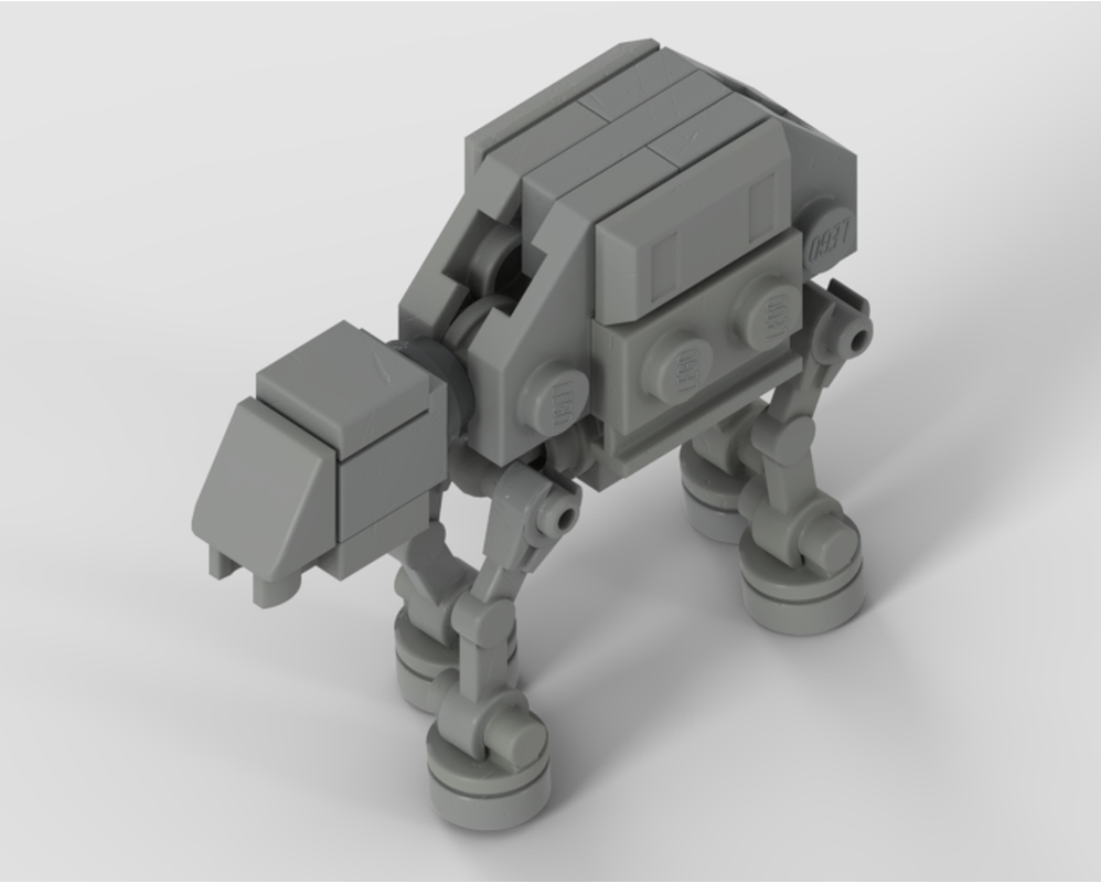 LEGO MOC-220423 Mini AT-AT by BearToTheThrone | Rebrickable - Build ...