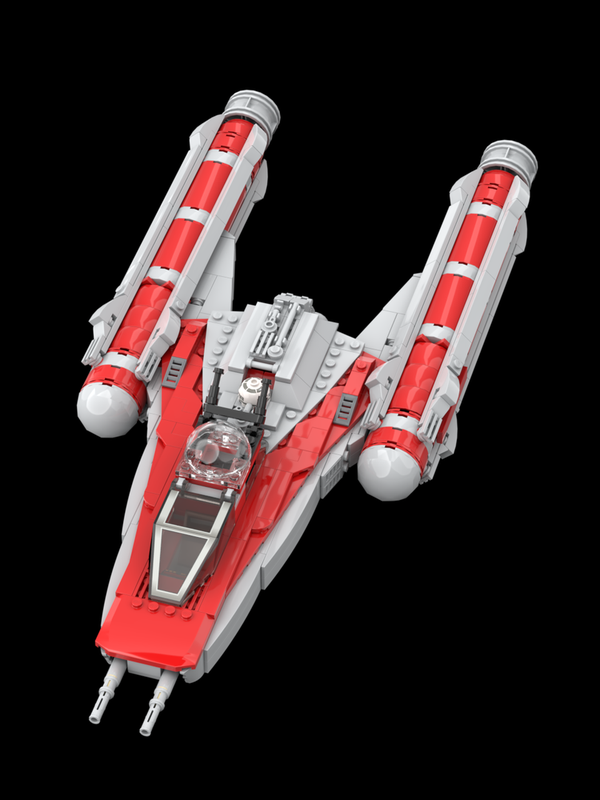 LEGO MOC Clone Wars Republic Bomber by rvn0516 | Rebrickable - Build ...