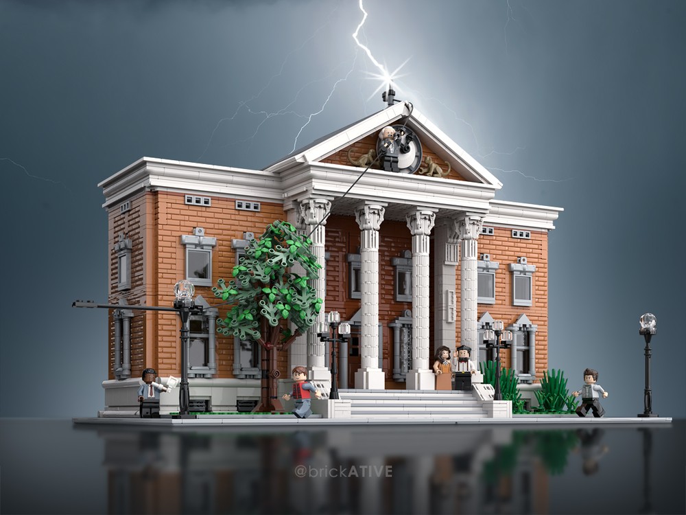 LEGO MOC Back to the Future Clock Tower by BrickAtive | Rebrickable ...