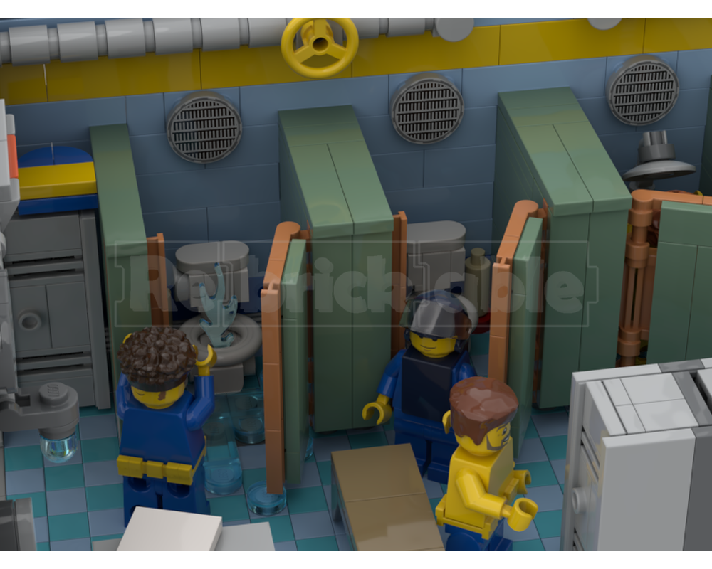 LEGO MOC Fallout 4 - Vault 81 Community bathroom by AKIRA5000gold ...