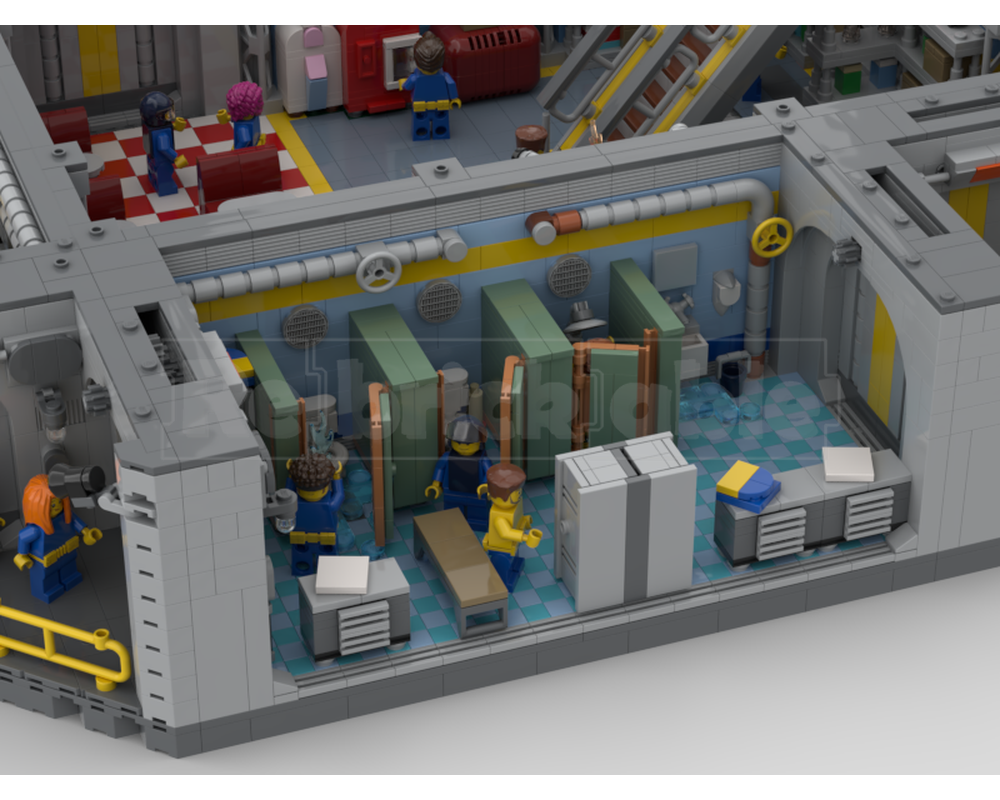 LEGO MOC Fallout 4 - Vault 81 Community bathroom by AKIRA5000gold ...