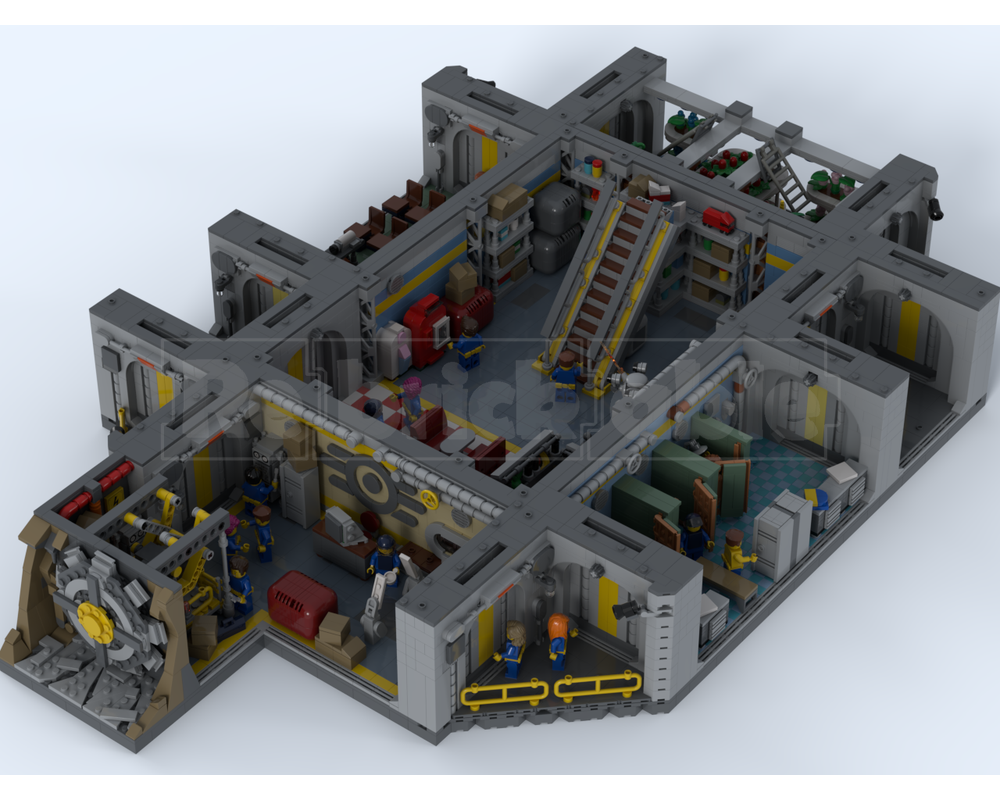LEGO MOC Fallout 4 - Vault 81 Community bathroom by AKIRA5000gold ...