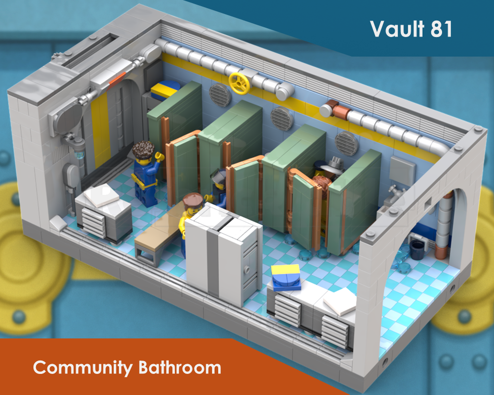 LEGO MOC Fallout 4 - Vault 81 Community bathroom by AKIRA5000gold ...