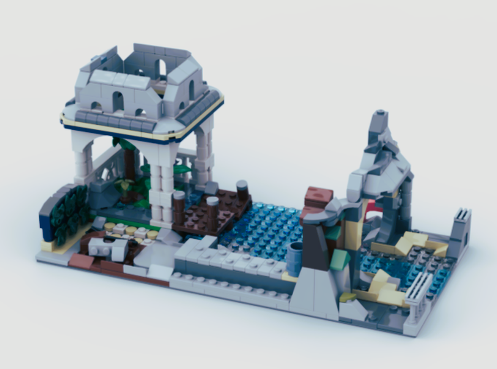 LEGO MOC Modular Ancient Ruins 5 by BrickAndBuildsI | Rebrickable ...