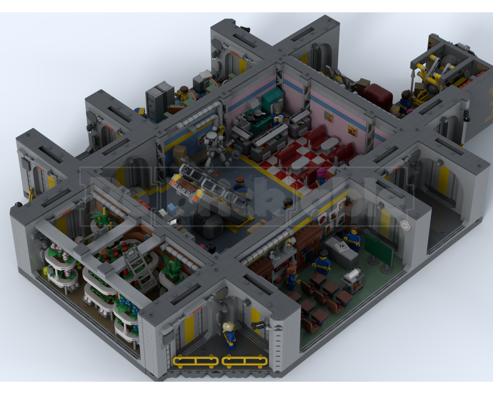 LEGO MOC Fallout 4 - Vault 81 Farm by AKIRA5000gold | Rebrickable ...