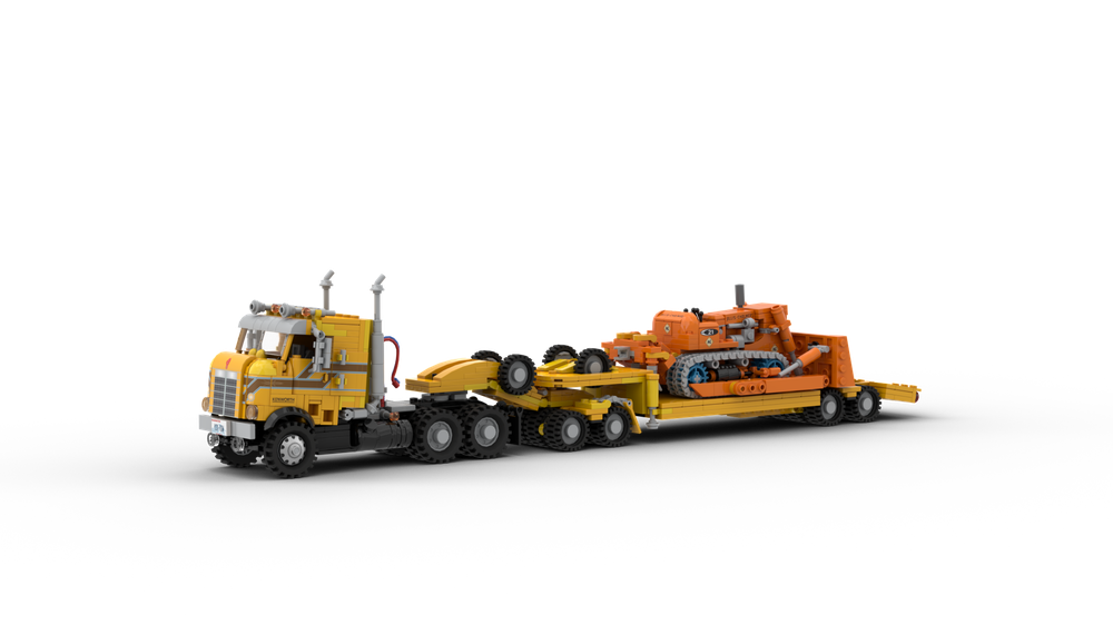 LEGO MOC-220457 Heavy Haul Bundle (Kenworth Bullnose) by Yellow.LXF ...