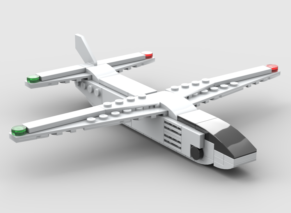 LEGO MOC Bomber plane by RightBrick | Rebrickable - Build with LEGO