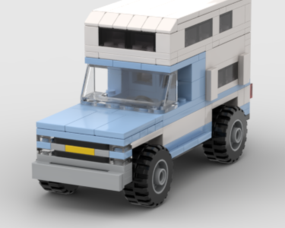 LEGO MOC squarebody camper by SMEDISON | Rebrickable - Build with LEGO
