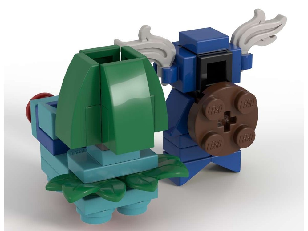LEGO MOC Wartortle and Ivysaur by SwordBricks | Rebrickable - Build ...