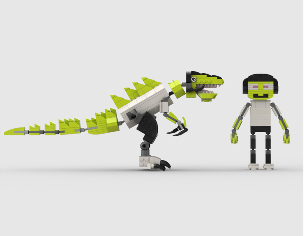 LEGO MOC PBS kids: the dotzilla by B00by fourty-four | Rebrickable ...