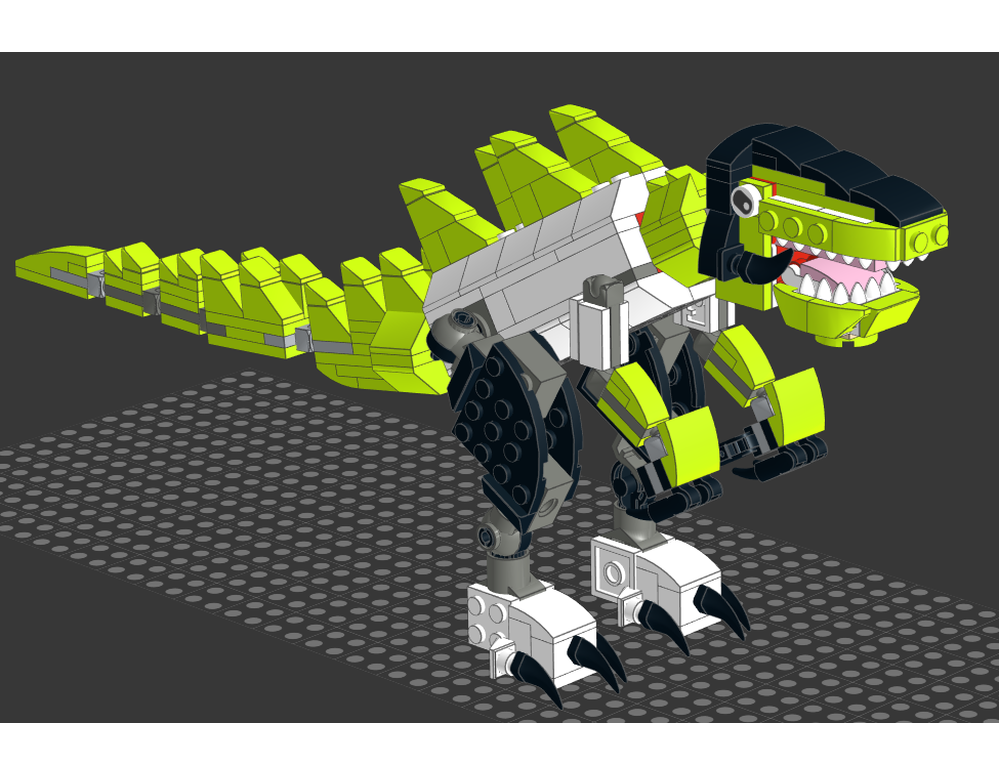 LEGO MOC PBS kids: the dotzilla by B00by fourty-four | Rebrickable ...