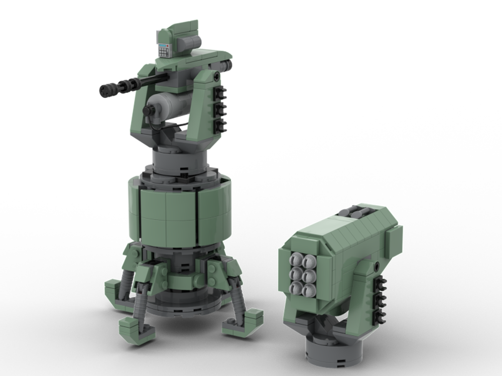 LEGO MOC Halo UNSC Anti-air turrets by Mh.bricks | Rebrickable - Build ...