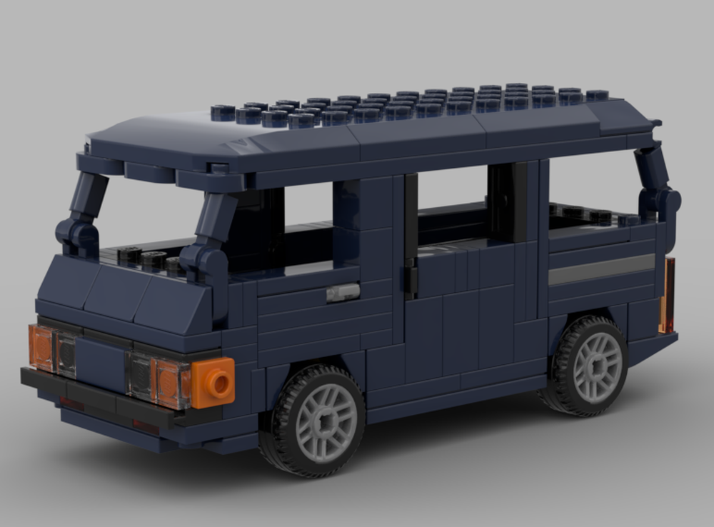 LEGO MOC Nissan Vanette by SpacjaCars | Rebrickable - Build with LEGO