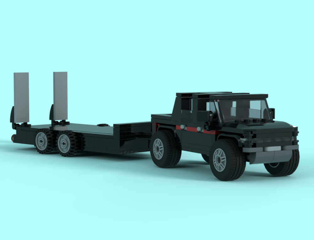 LEGO MOC Hummer EV and Trailer by bigtrainbricks | Rebrickable - Build ...