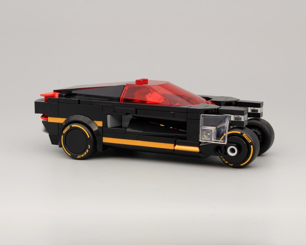 LEGO MOC Cyberpunk car - Black by Leewan | Rebrickable - Build with LEGO