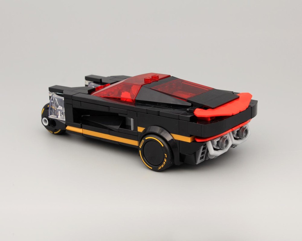 LEGO MOC Cyberpunk car - Black by Leewan | Rebrickable - Build with LEGO