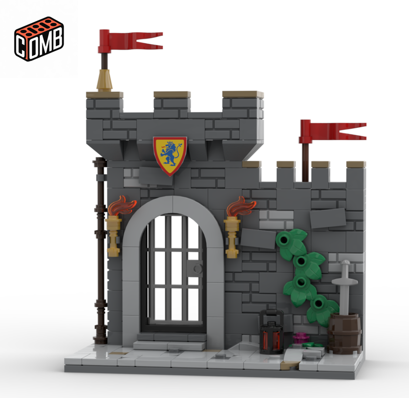 LEGO MOC Lion Gate Watch Post - Medieval Castle Scene by Check_out_my ...