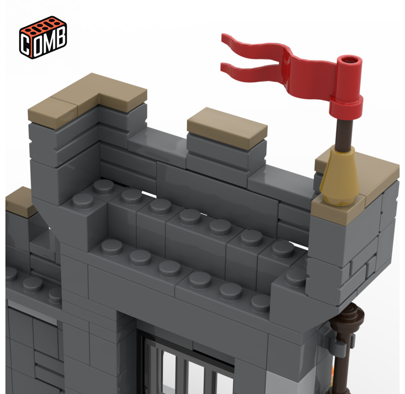 LEGO MOC-220539 Lion Gate Watch Post - Medieval Castle Scene by Check ...