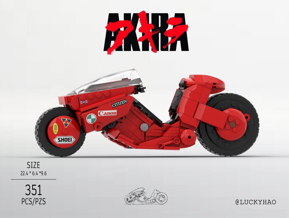 LEGO MOC akira motorcycle by LUCKYHAO | Rebrickable - Build with LEGO