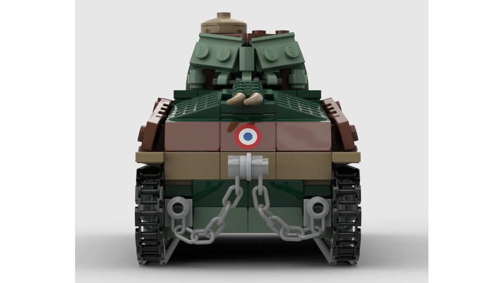 LEGO MOC Char Somua S35 (1:33) by ccffpt | Rebrickable - Build with LEGO