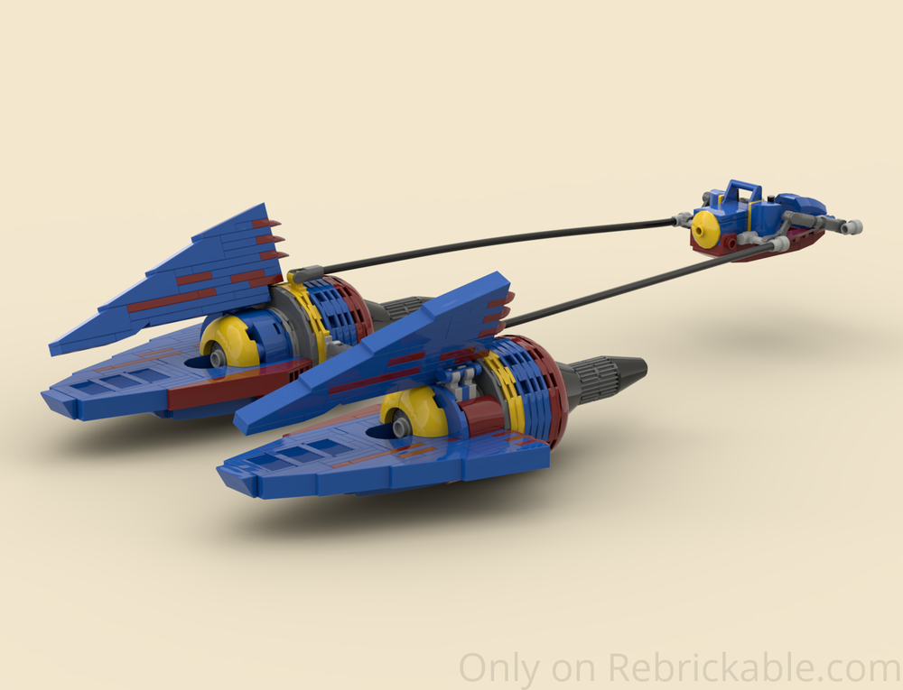 LEGO MOC J930 Dash-8 engine -style podracer by Hedu88 | Rebrickable ...