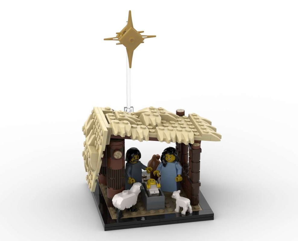LEGO MOC The Birth of Jesus Christ - Christian Christmas Nativity ...