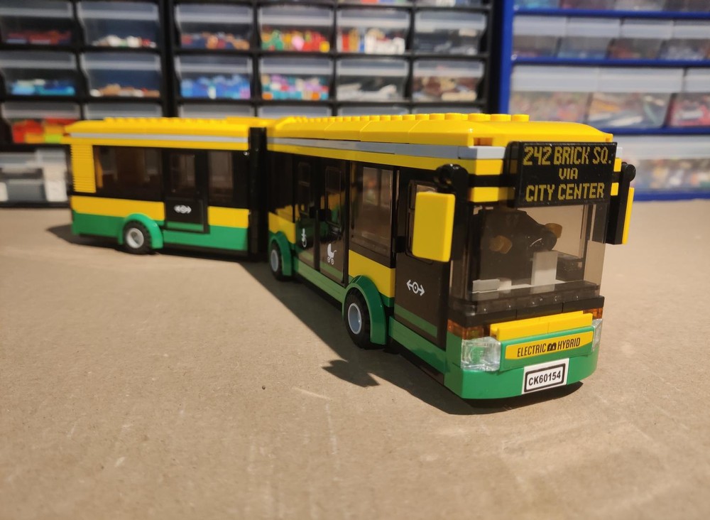 LEGO MOC Articulated Bus by Cricky | Rebrickable - Build with LEGO