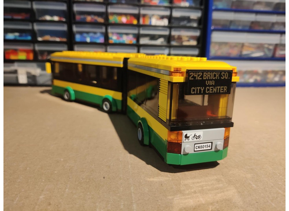 LEGO MOC Articulated Bus by Cricky | Rebrickable - Build with LEGO