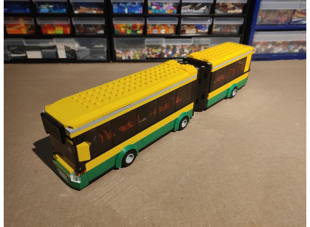 LEGO MOC Articulated Bus by Cricky | Rebrickable - Build with LEGO