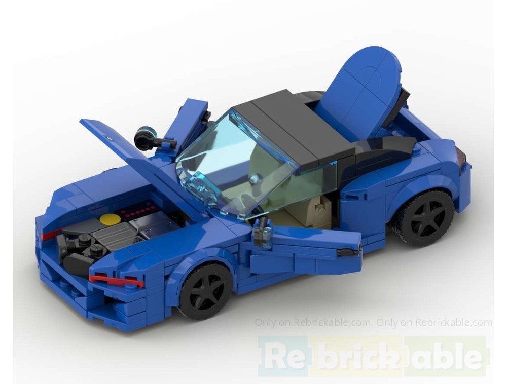 LEGO MOC BMW Z4 G29 serie M - Blue by MarkMOC71 | Rebrickable - Build ...