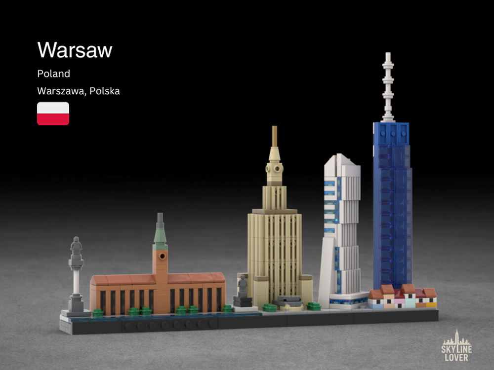 LEGO MOC-220577 Warsaw Skyline by Skyline_Lover | Rebrickable - Build ...