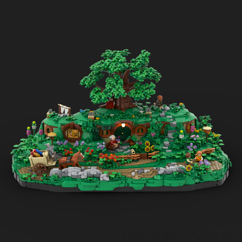 LEGO MOC-220579 The Shire - Shelf-sized Display Base by rebelnili ...