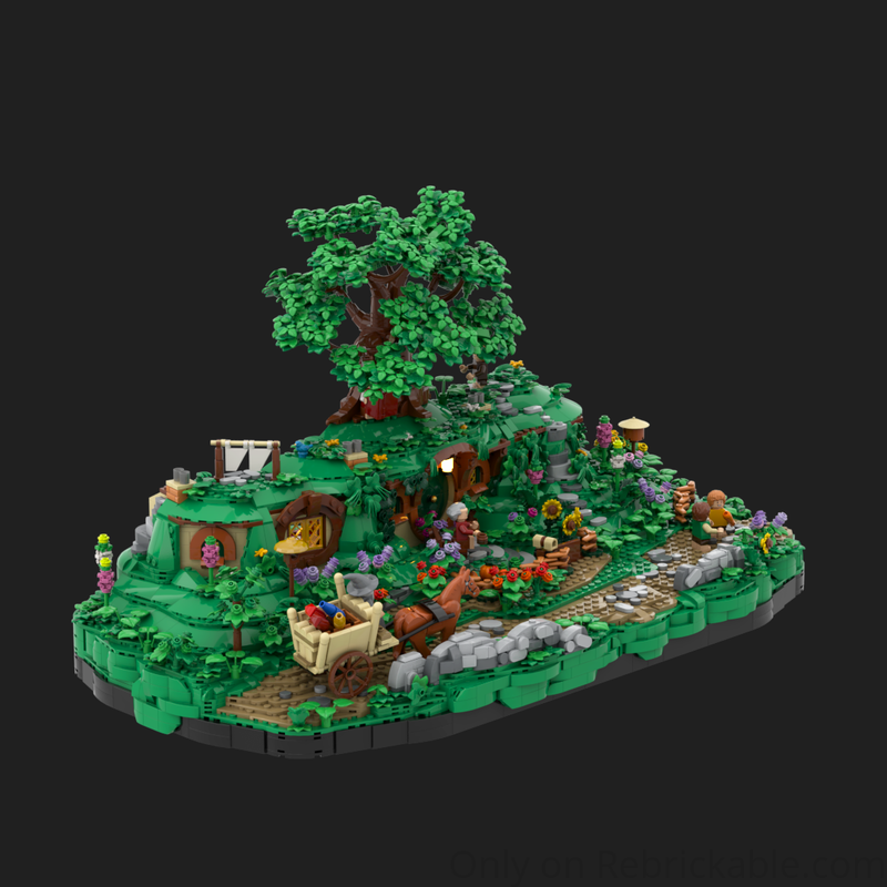LEGO MOC-220579 The Shire - Shelf-sized Display Base by rebelnili ...