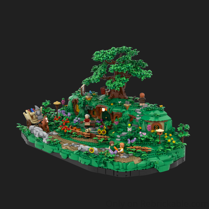 LEGO MOC-220579 The Shire - Shelf-sized Display Base by rebelnili ...