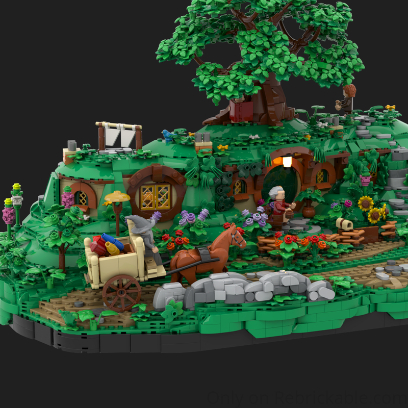 LEGO MOC-220579 The Shire - Shelf-sized Display Base by rebelnili ...